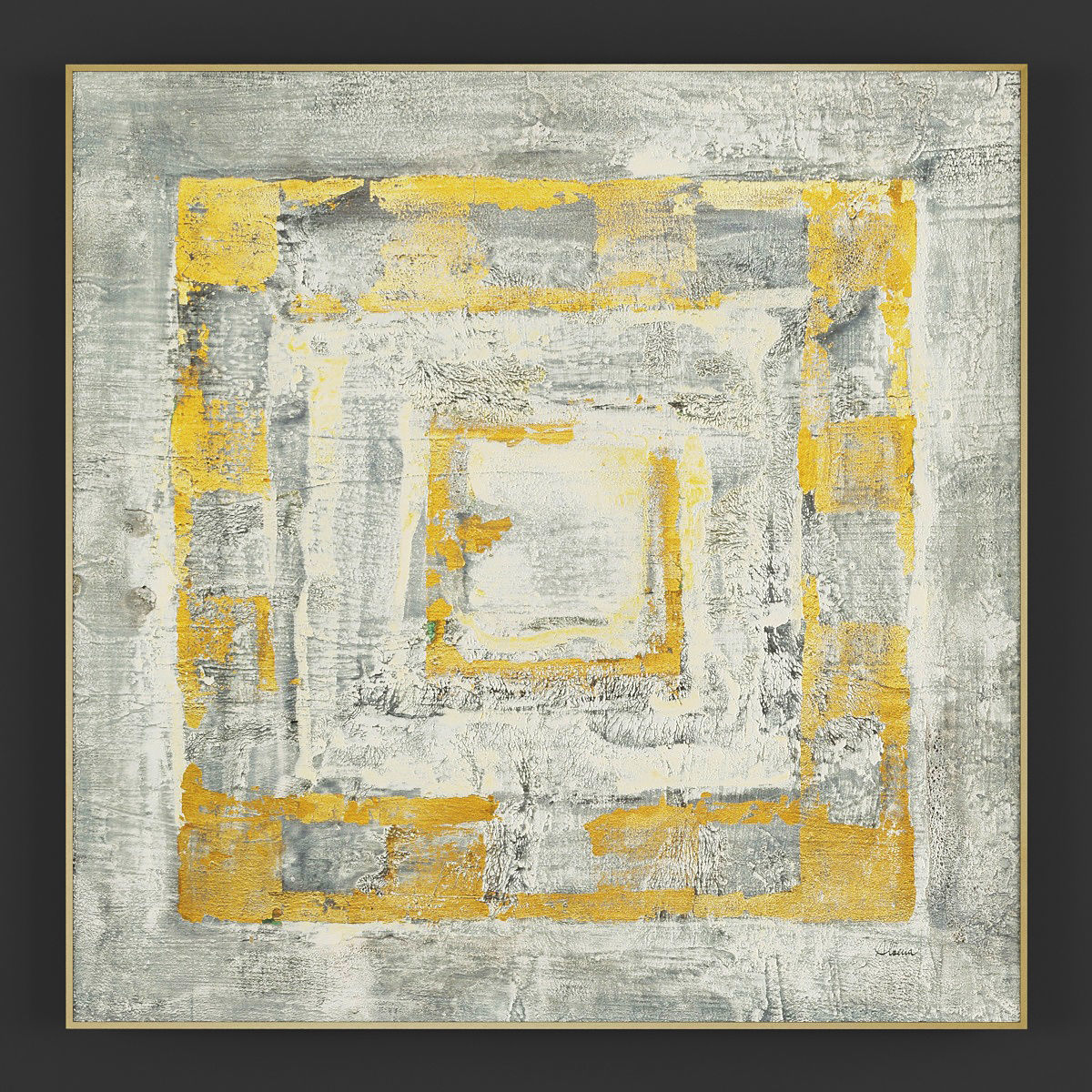 Pictures233 abstract painting with squares 3D model | CGTrader