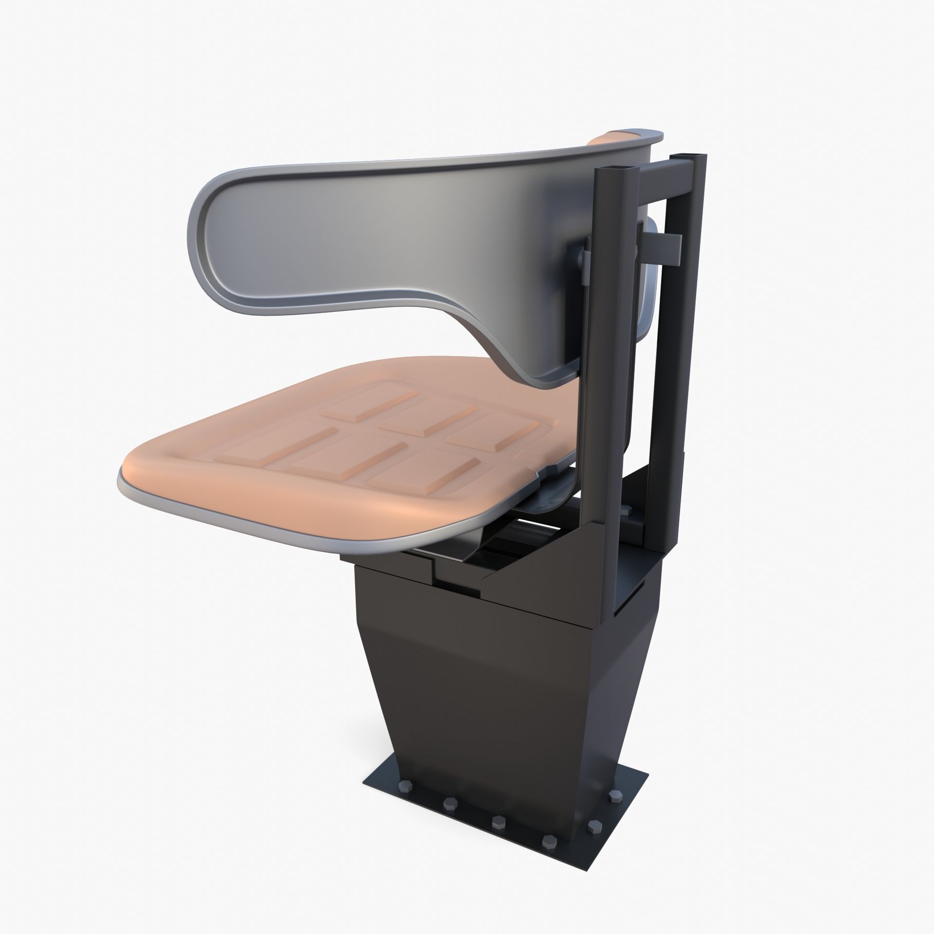 Tractor seat 3D model | CGTrader