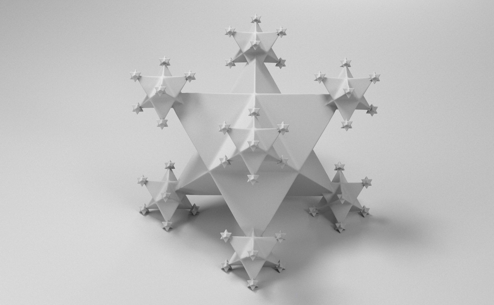Tetrahedron Star 3D model 3D printable | CGTrader
