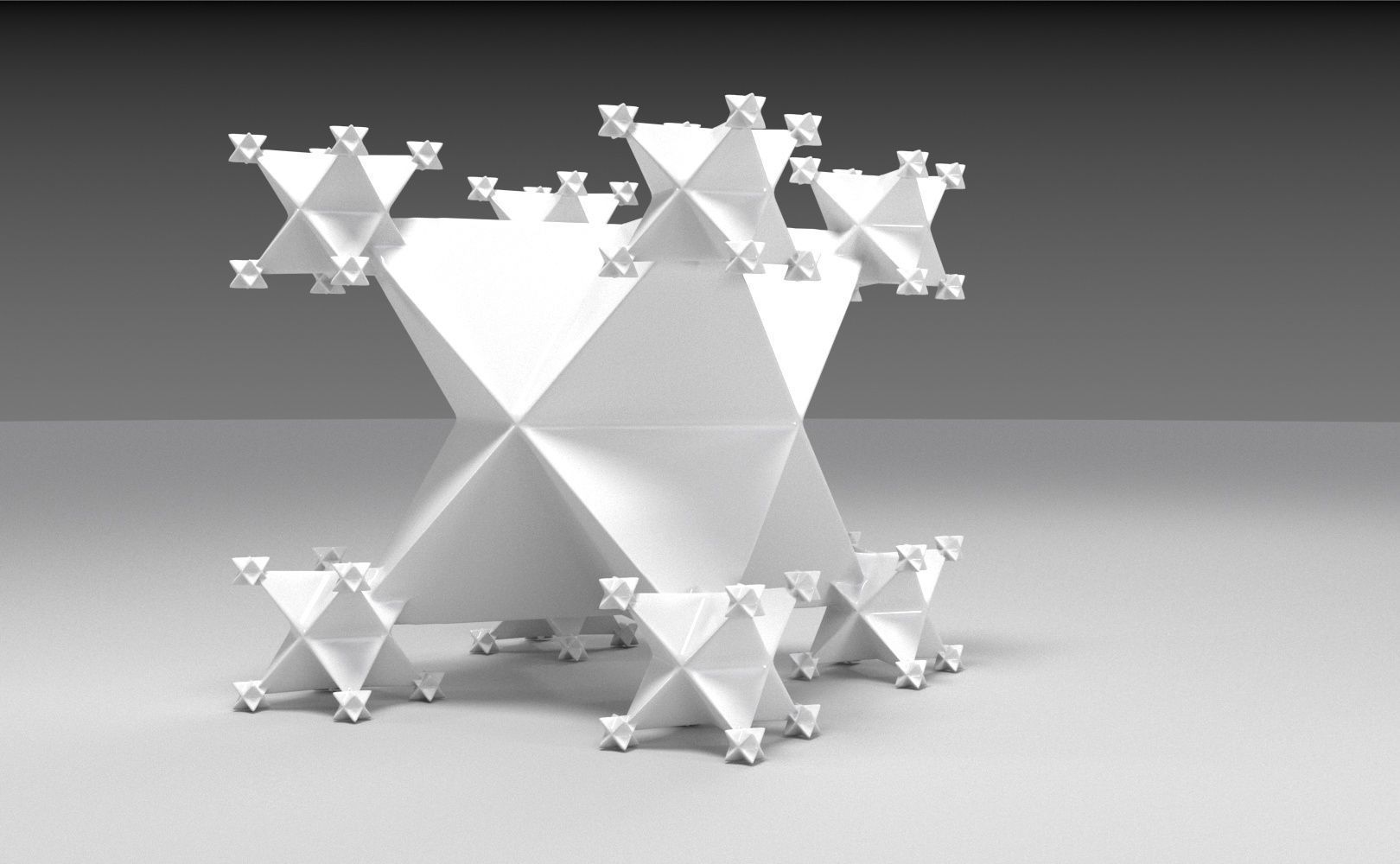 Tetrahedron Star 3D model 3D printable | CGTrader
