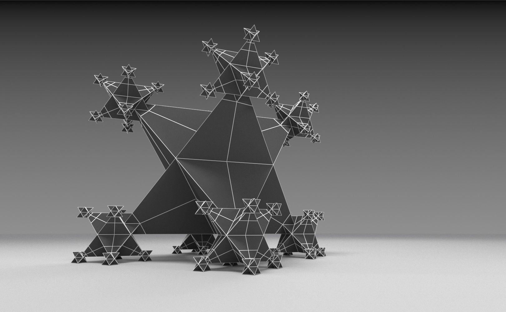 Tetrahedron Star 3D model 3D printable | CGTrader