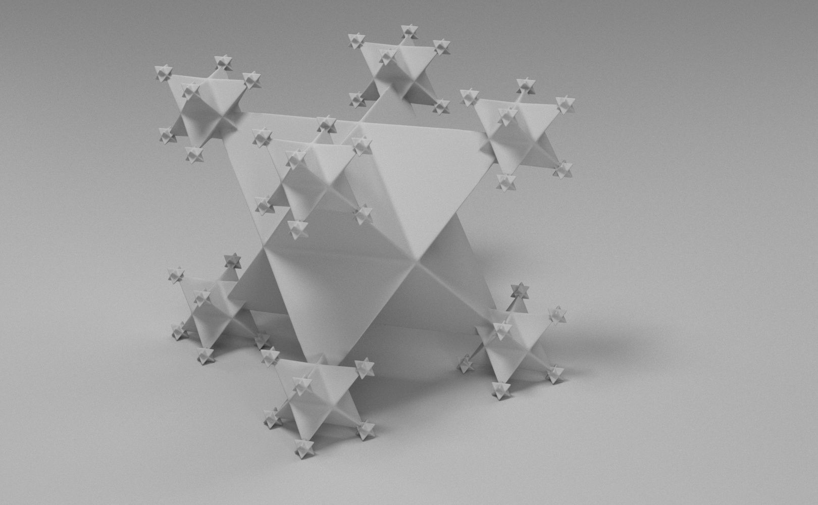 Tetrahedron Star 3D model 3D printable | CGTrader