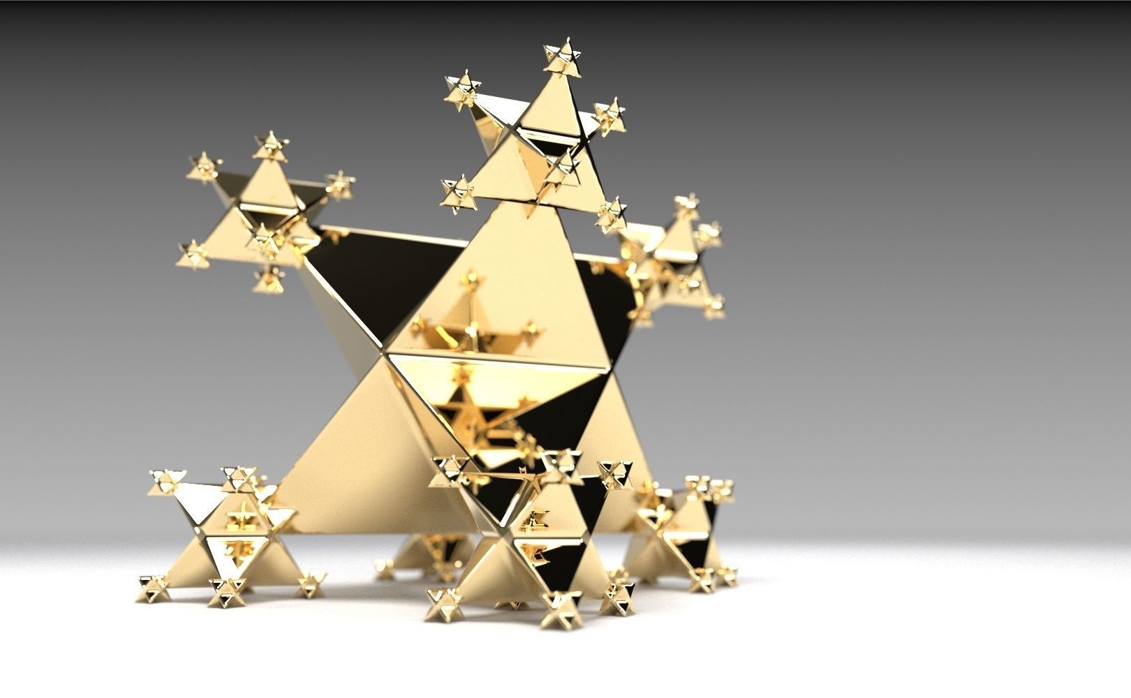 Tetrahedron Star 3D model 3D printable | CGTrader
