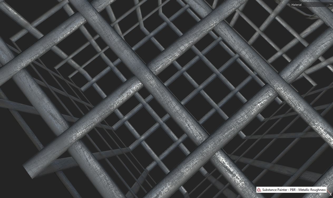 Texture wire mesh grid PBR Textures VR / AR / low-poly | CGTrader