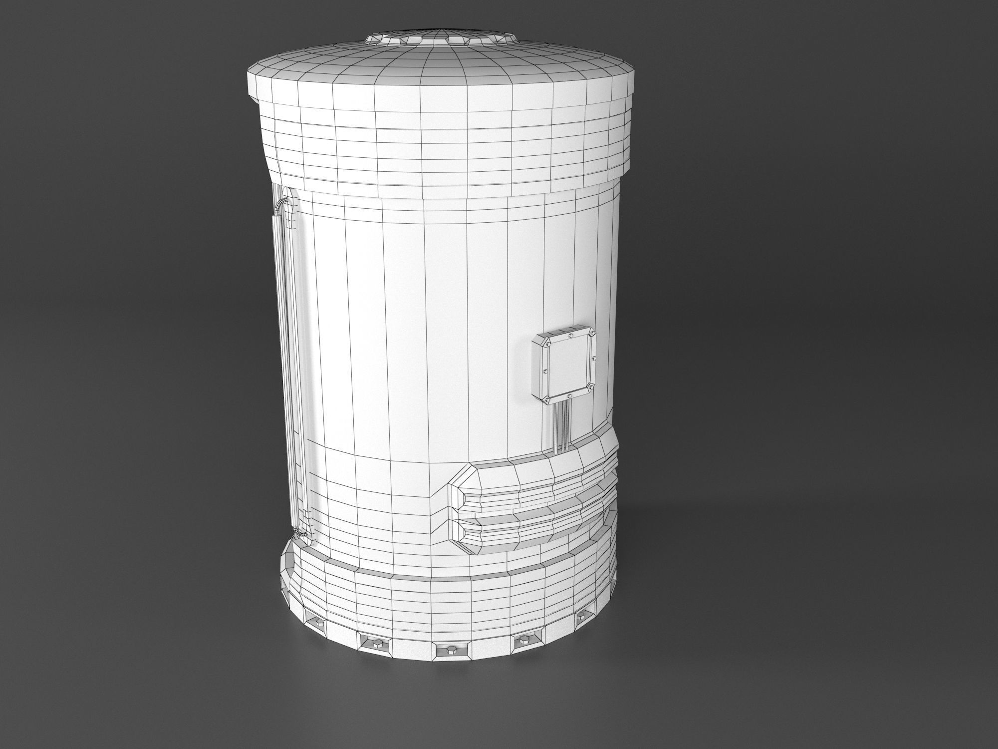 3D model CAPSULE CHAMBER VR / AR / low-poly | CGTrader
