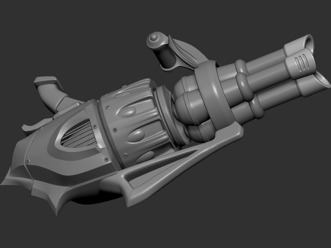 Jinx PowPow Minigun - League of Legends Cosplay - LOL 3D model 3D ...