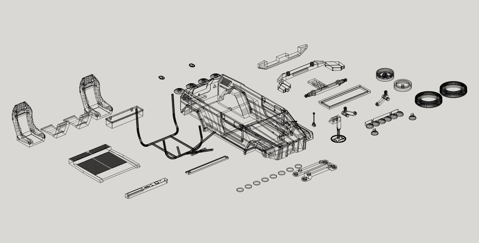 Volkswagen Thing or safari Dune modified PRINTABLE 3D model 3D ...
