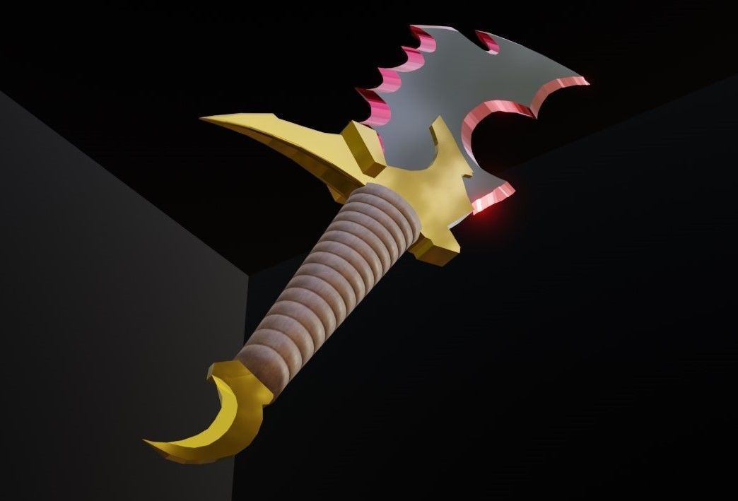 3D model Knight Slayer - Dagger from solo leveling VR / AR / low-poly ...