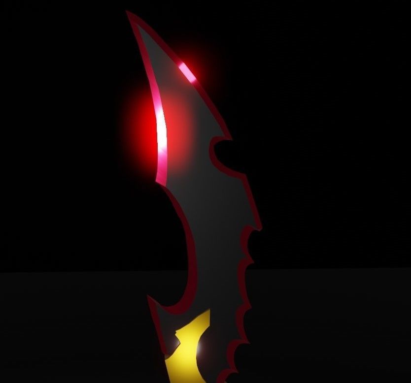 3D model Knight Slayer - Dagger from solo leveling VR / AR / low-poly ...