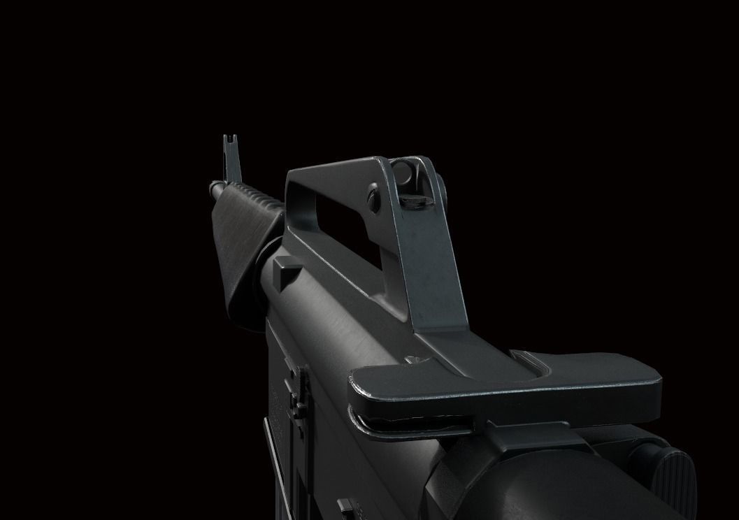 3D model M16A1 Rifle VR / AR / low-poly | CGTrader