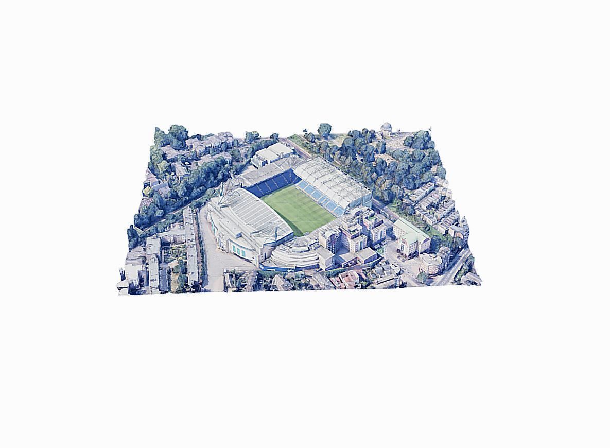 3D model Stamford Bridge - Chelsea Stadium VR / AR / low-poly | CGTrader