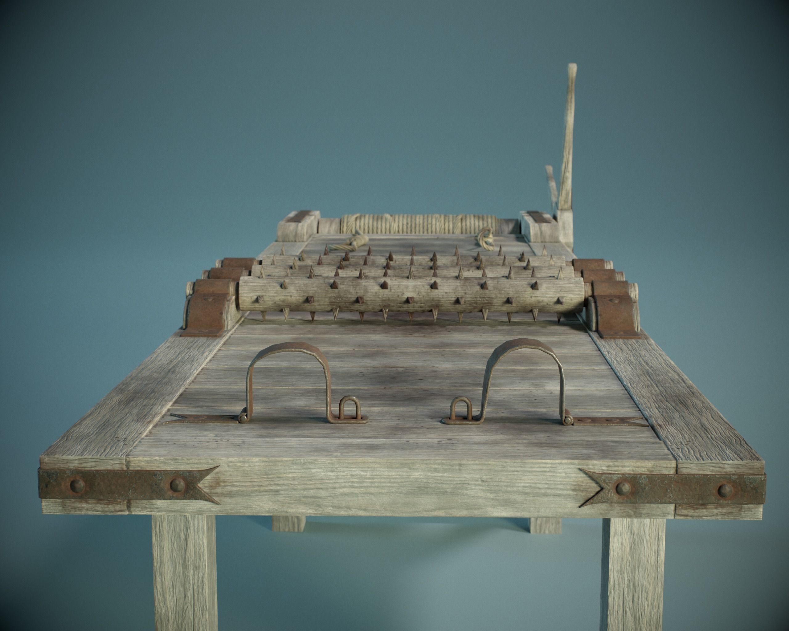 3D model Medieval Torture Rack PBR VR / AR / low-poly | CGTrader