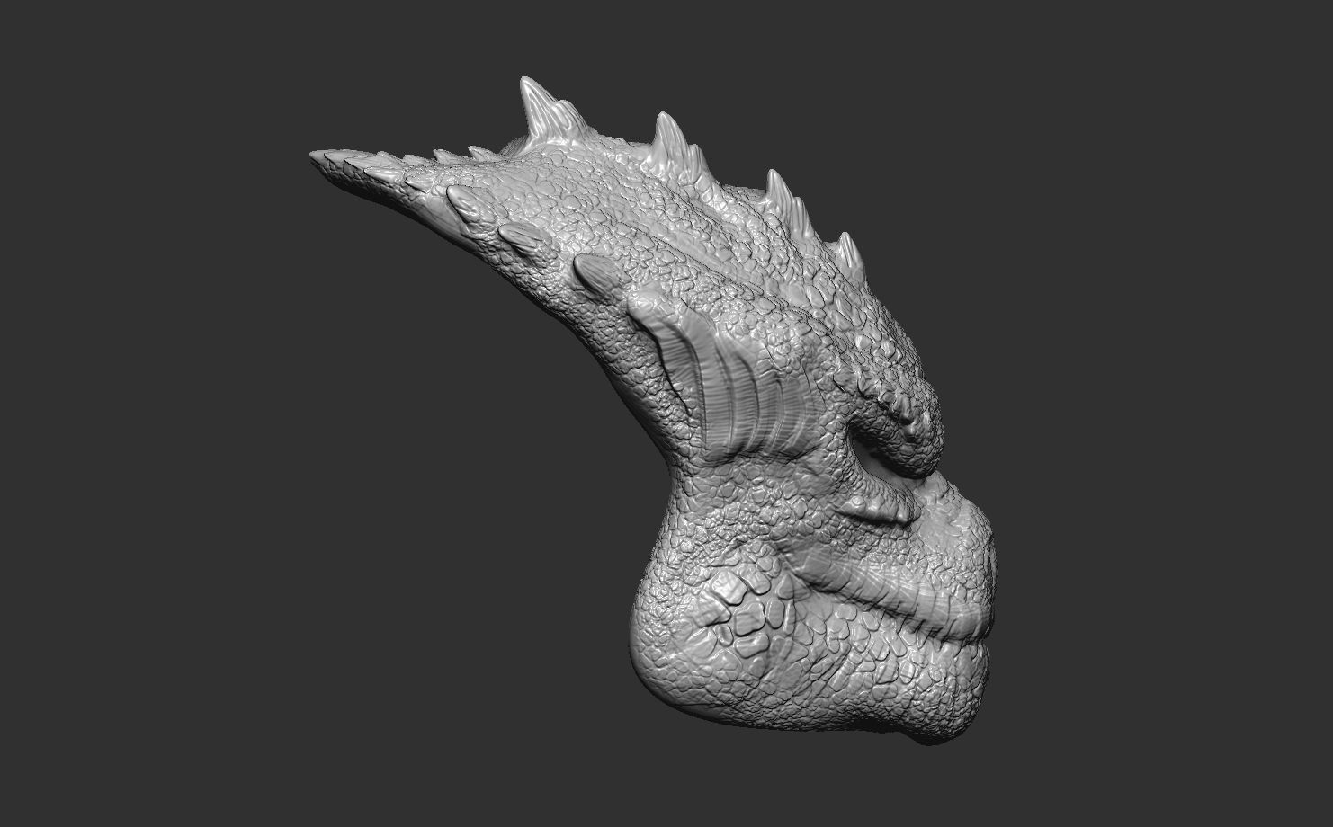 Godzilla Predator bio mask 3D model | CGTrader