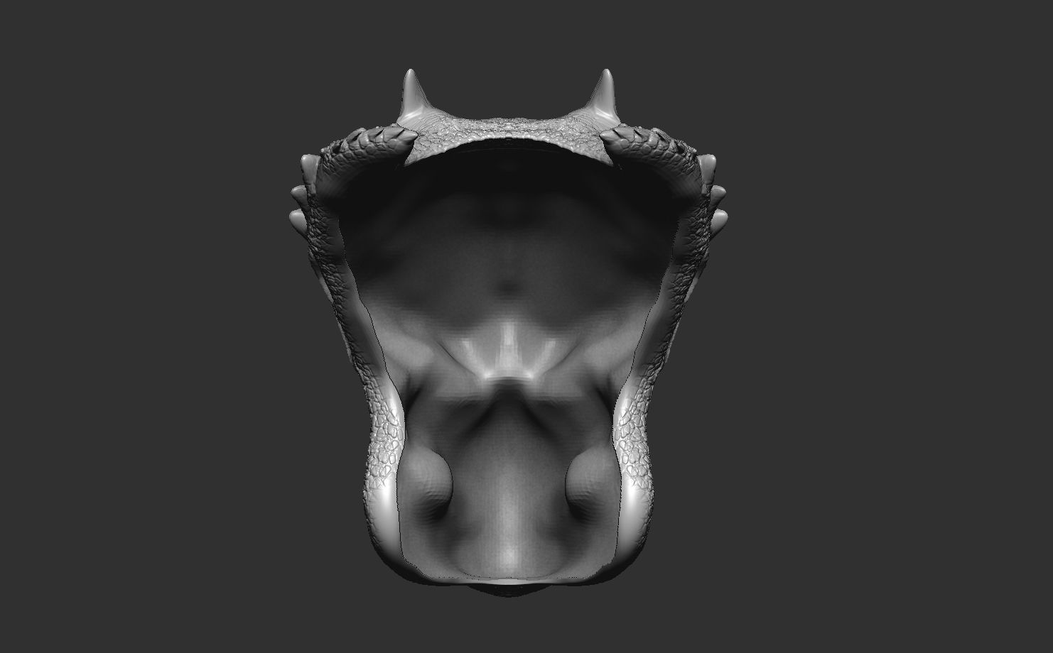 Godzilla Predator bio mask 3D model | CGTrader