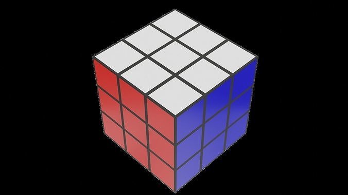 3D model Low Poly Rubiks Cube VR / AR / low-poly | CGTrader