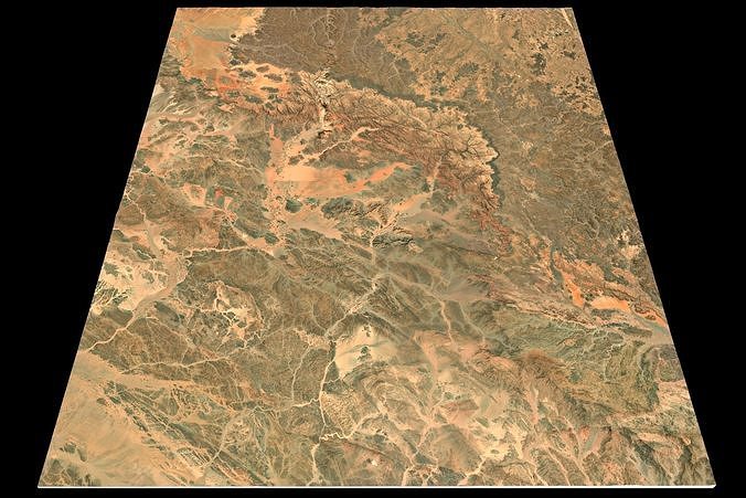 NEOM city topography Saudi Arabia - tile n27 e36 3D model | CGTrader