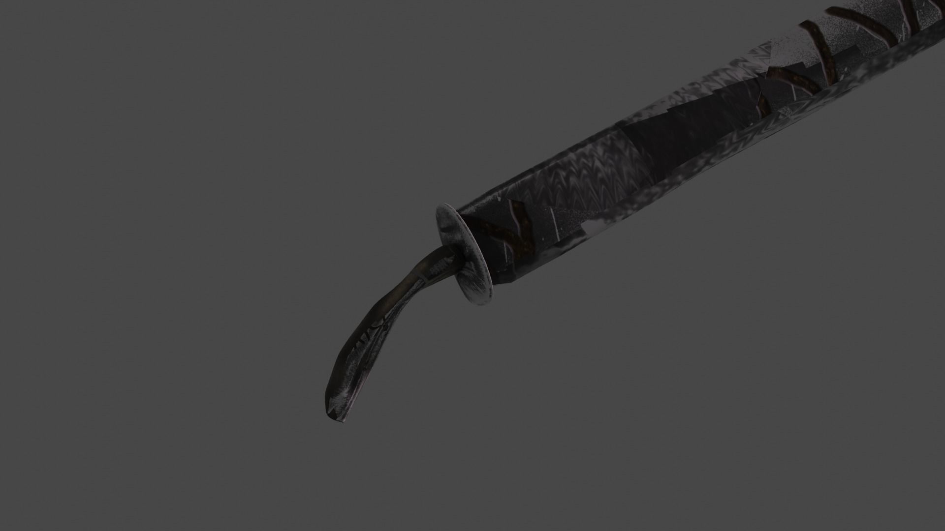 Battle Worn Dark Sword 3D model | CGTrader