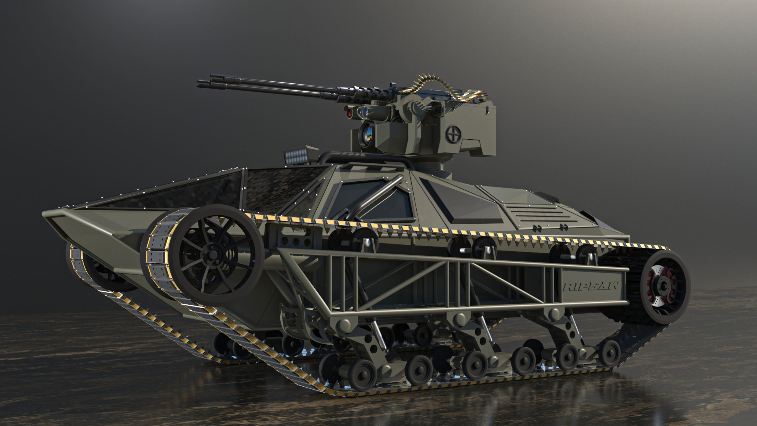 Ripsaw EV2 Tank from movie Fast7 and GI Joe 3D model | CGTrader