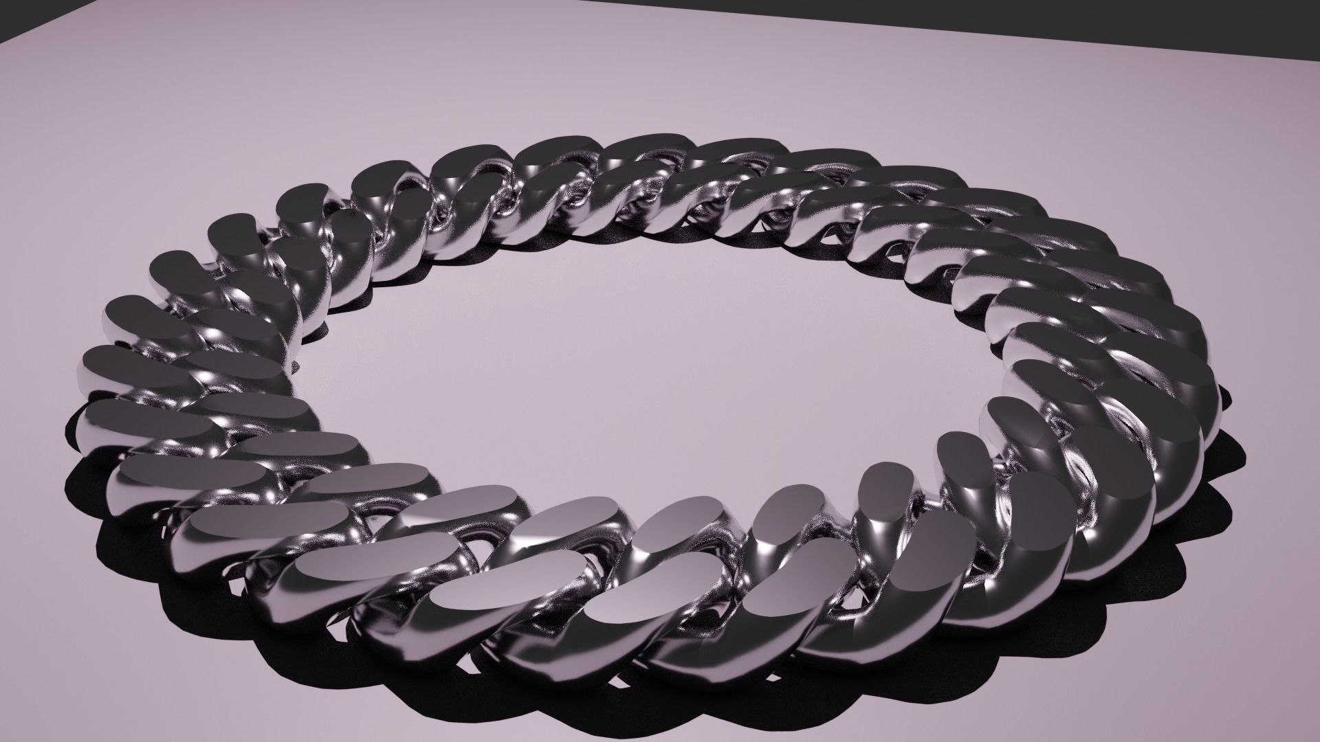 Chain bracelet free 3D model | CGTrader