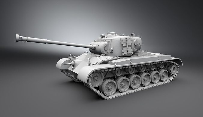 M26 Pershing Scale model 3D model 3D printable | CGTrader