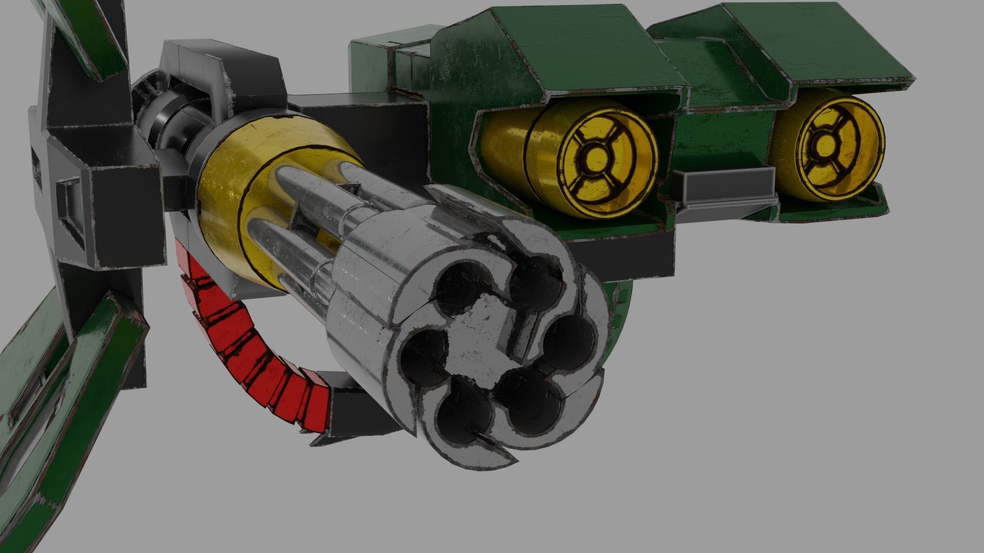 Launcher Shoulder 3D model rigged | CGTrader