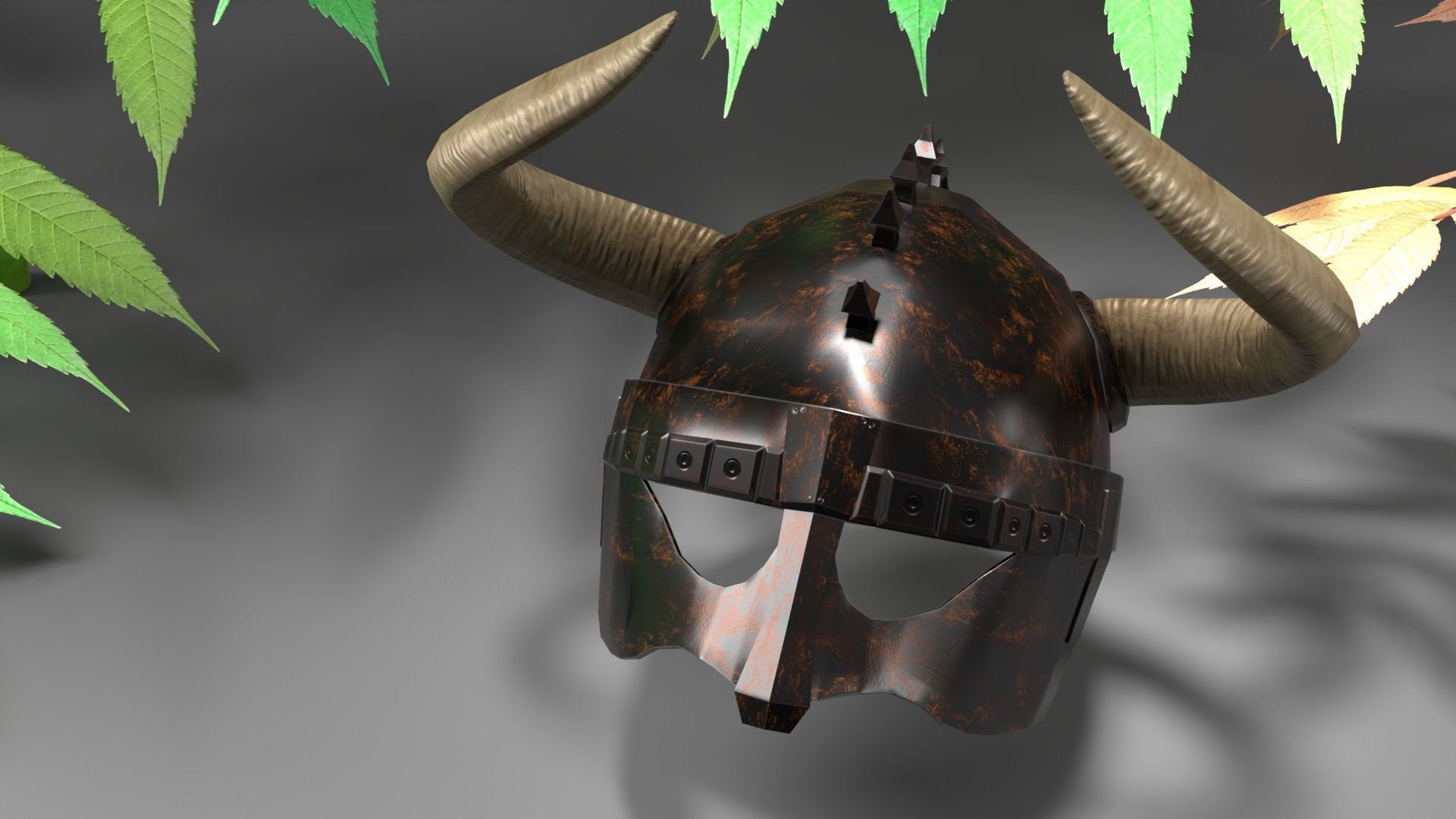3D model Runic Helmet 1 VR / AR / low-poly | CGTrader