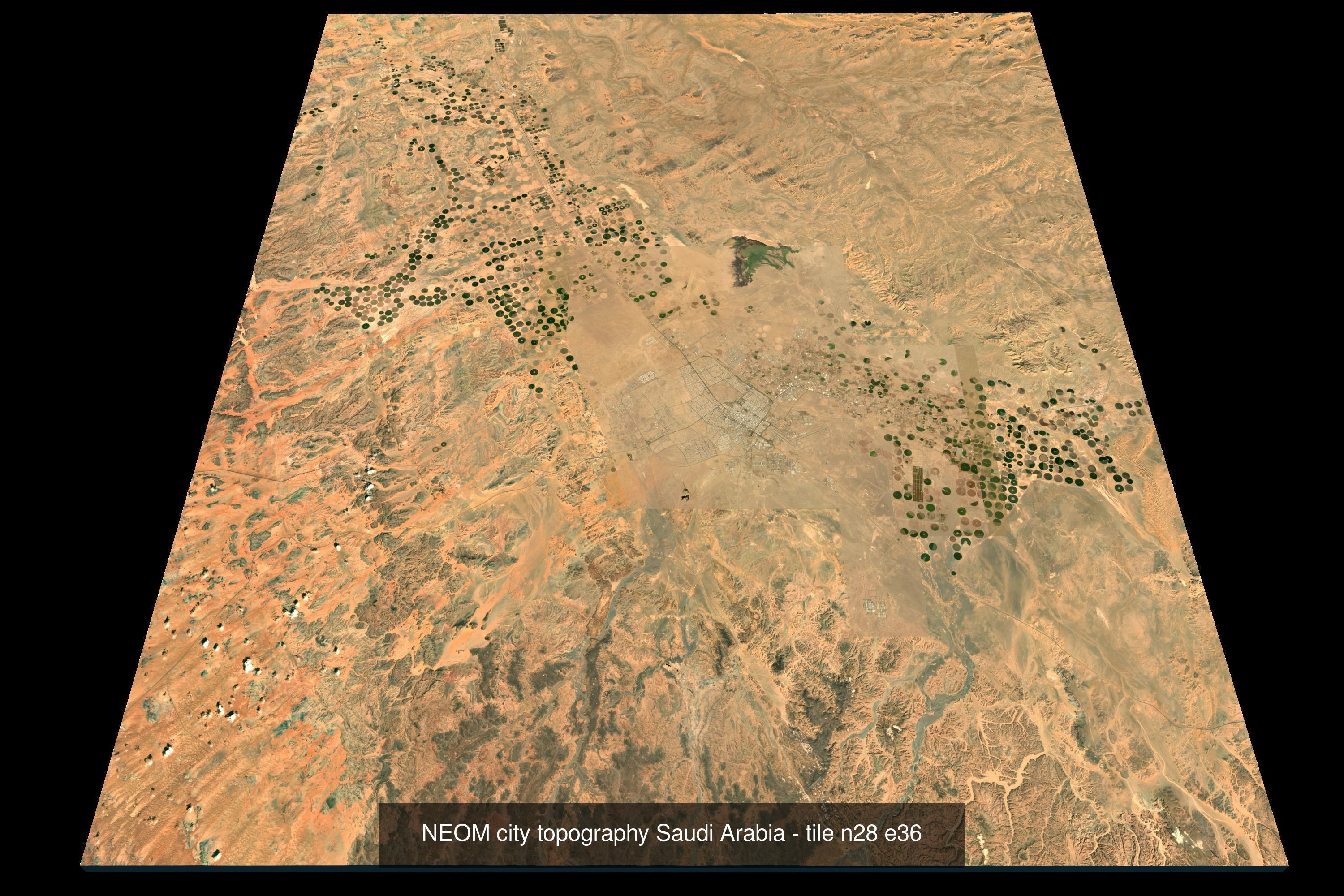 NEOM city KSA terrain 3d topography Collection in Saudi Arabia | CGTrader