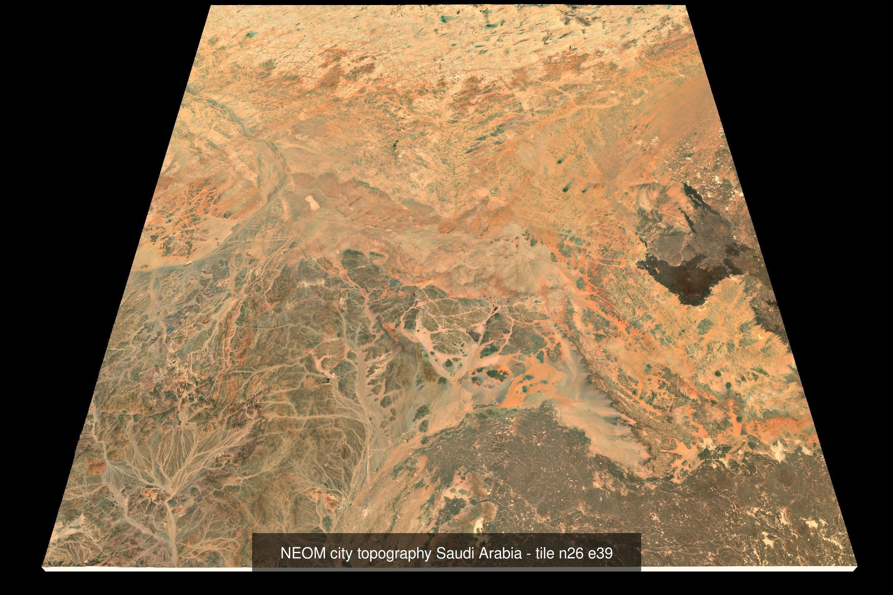 NEOM city KSA terrain 3d topography Collection in Saudi Arabia | CGTrader