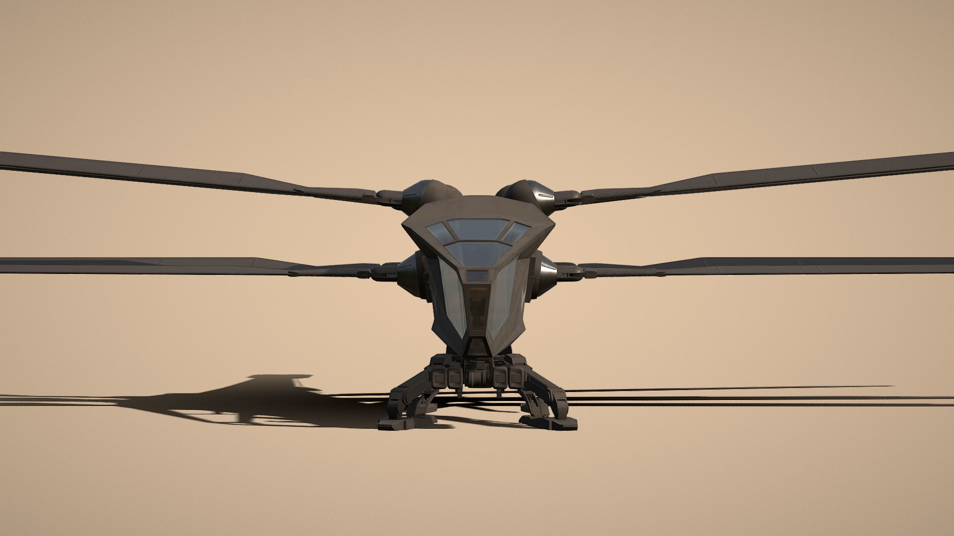 3D model Ornithopter Dune VR / AR / low-poly | CGTrader