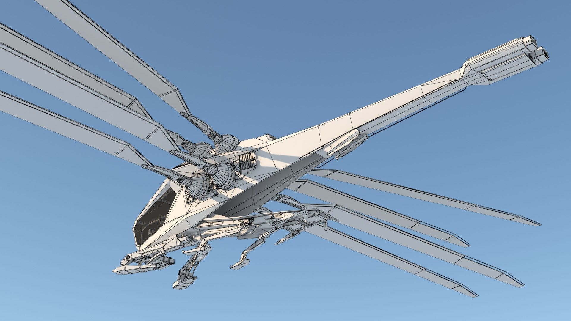 3D model Ornithopter Dune VR / AR / low-poly | CGTrader