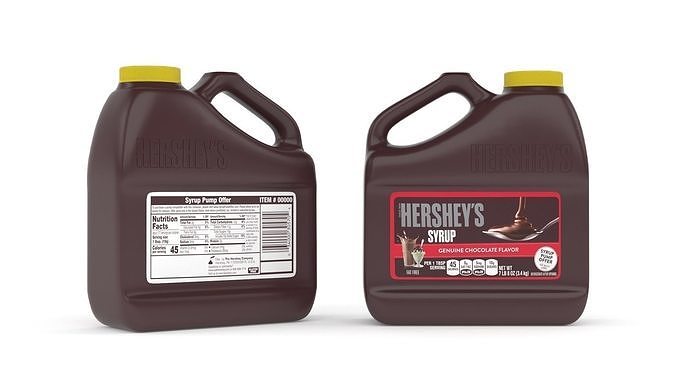 Chocolate Syrup 3D model | CGTrader
