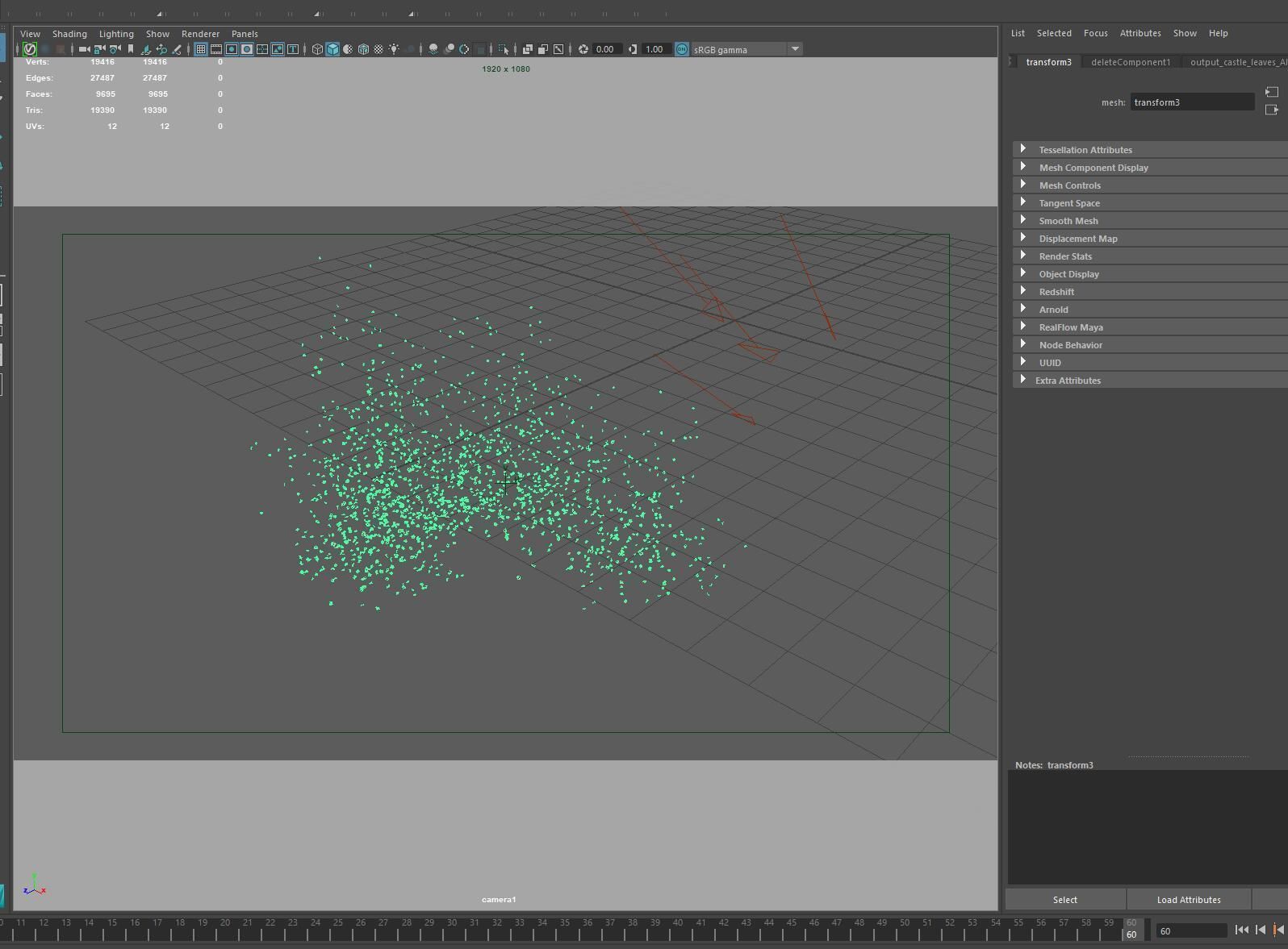 Scatter Fly away FX 3D model animated | CGTrader