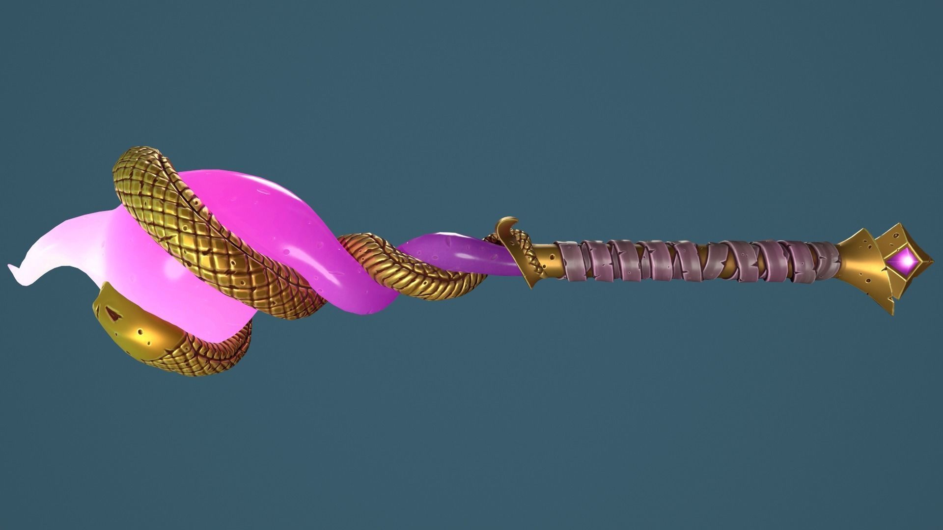 3D model Snake mace VR / AR / low-poly | CGTrader