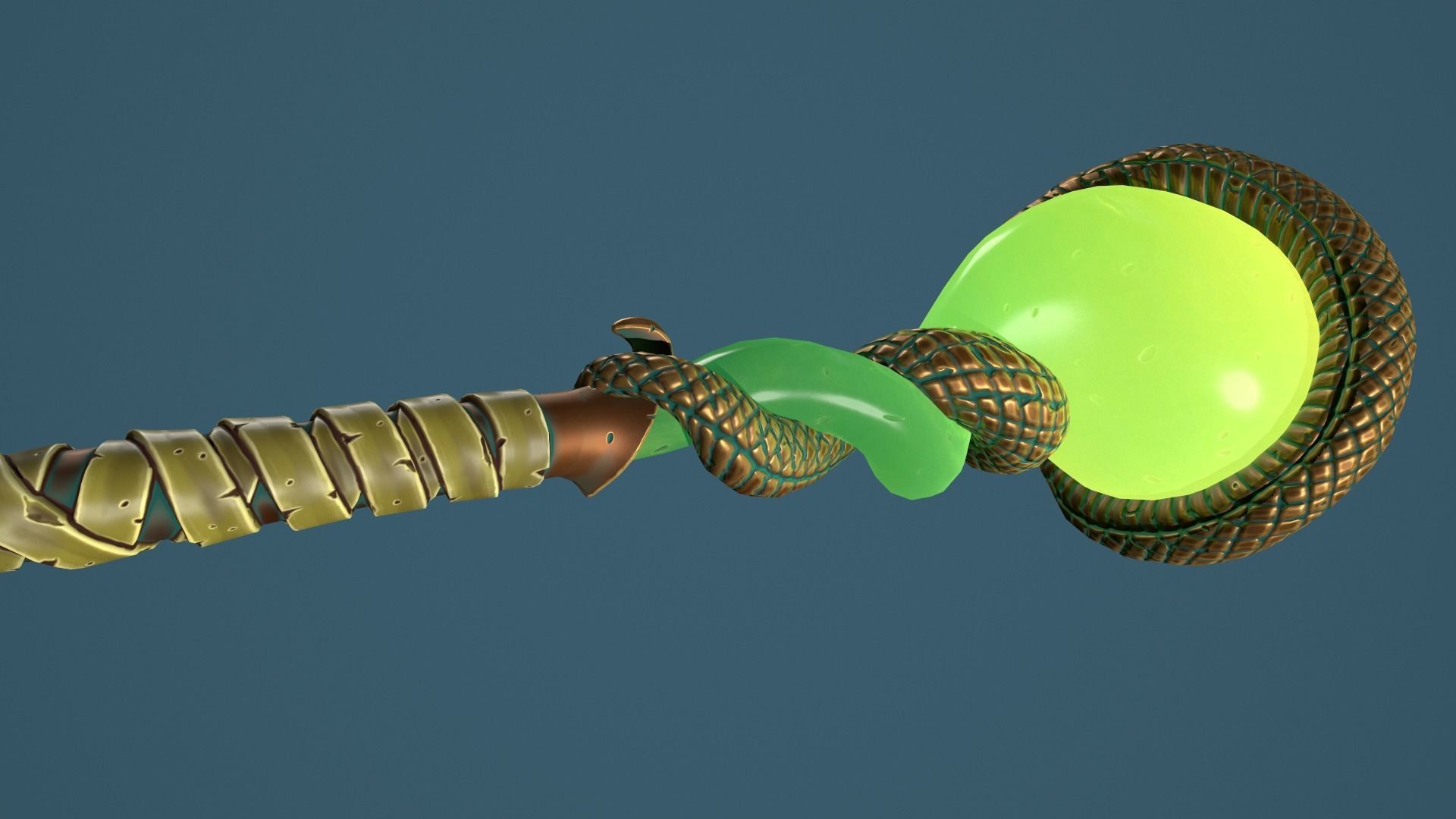3D model Snake mace VR / AR / low-poly | CGTrader