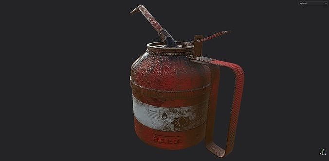 3D model Oil Can VR / AR / low-poly | CGTrader