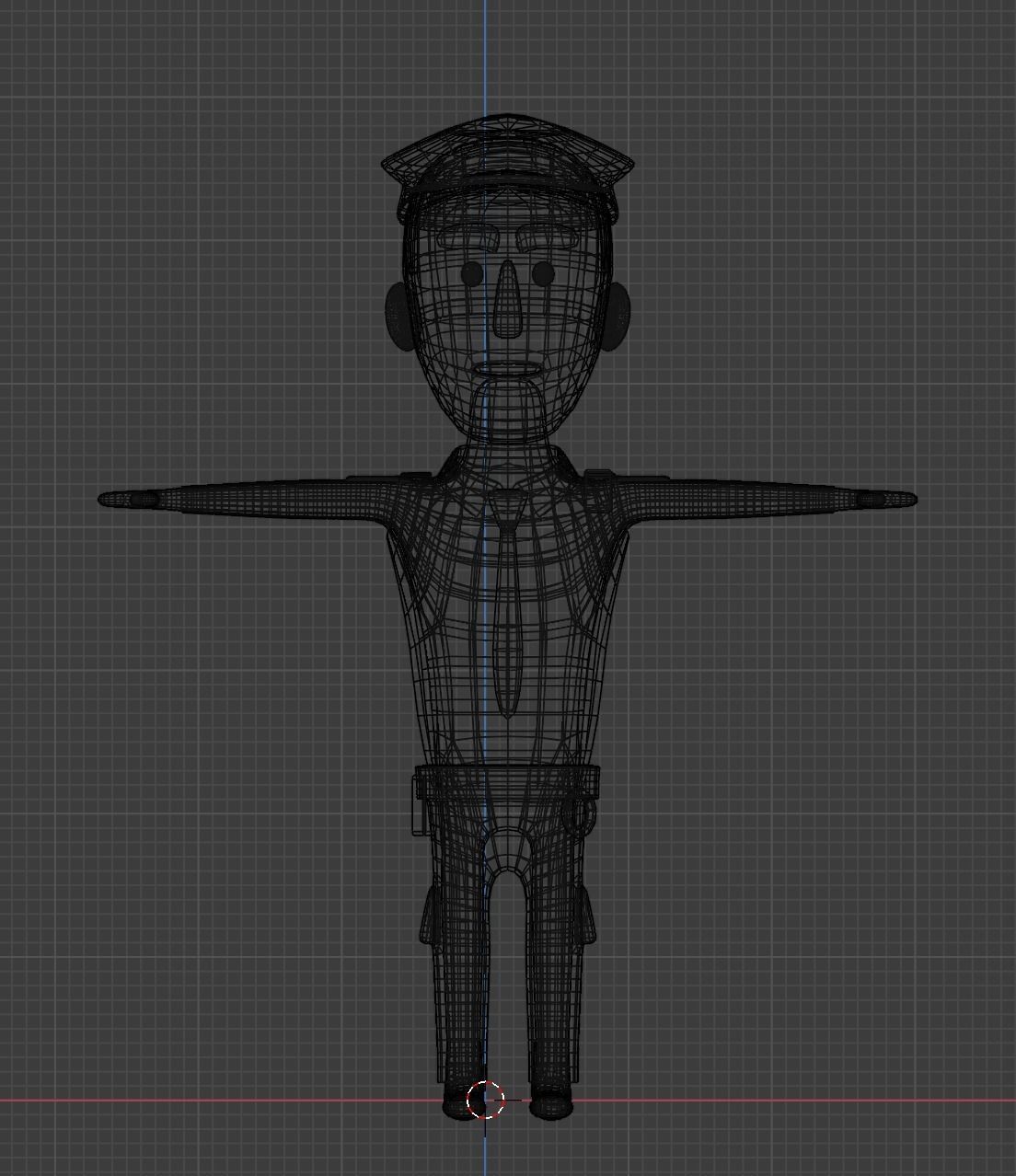 3D model simple policeMan VR / AR / low-poly | CGTrader