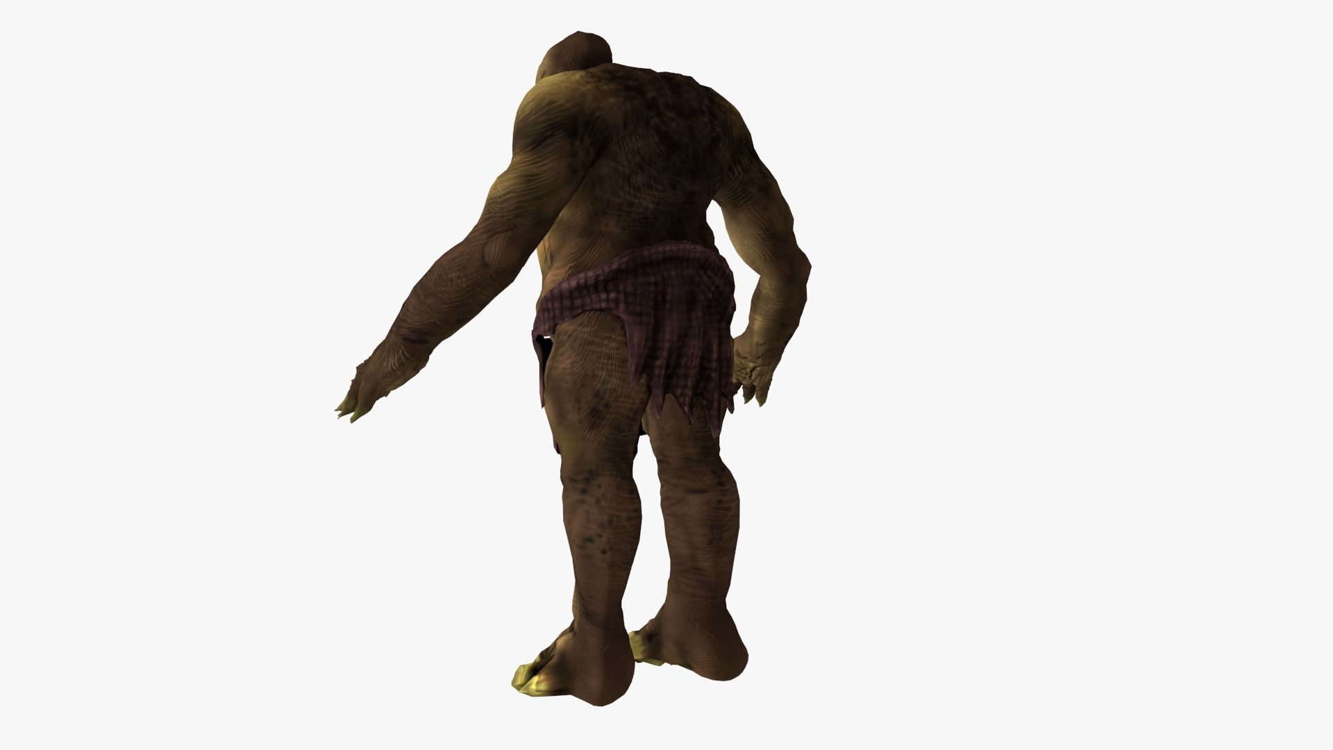 3D model Low poly Cave Troll VR / AR / low-poly | CGTrader