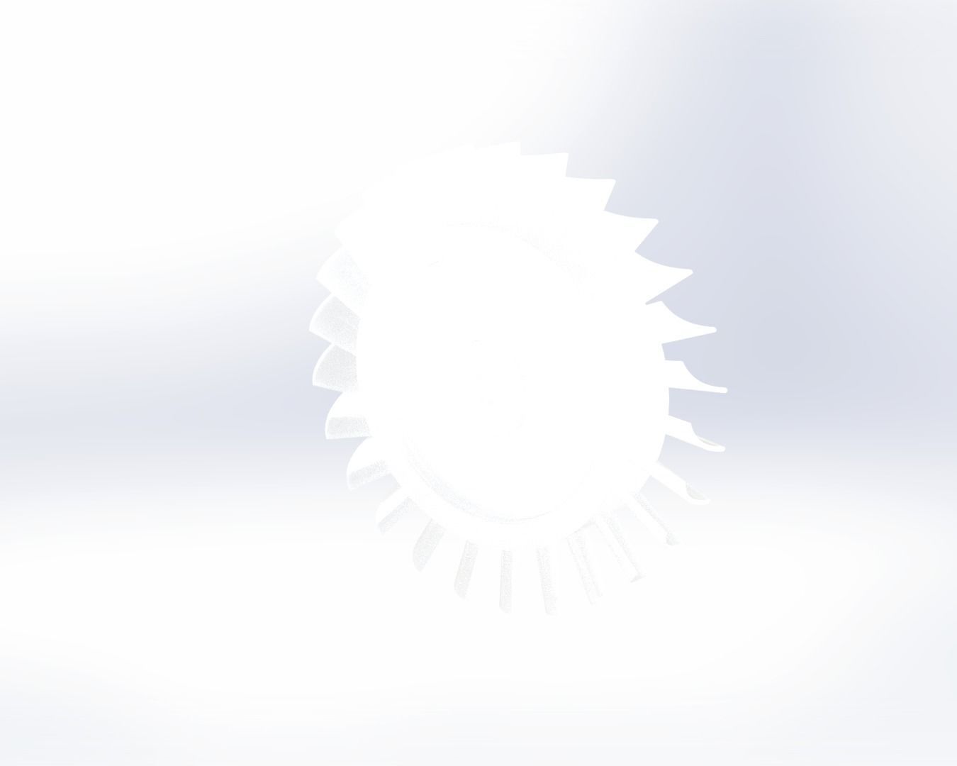 axial turbine 3D model 3D printable | CGTrader