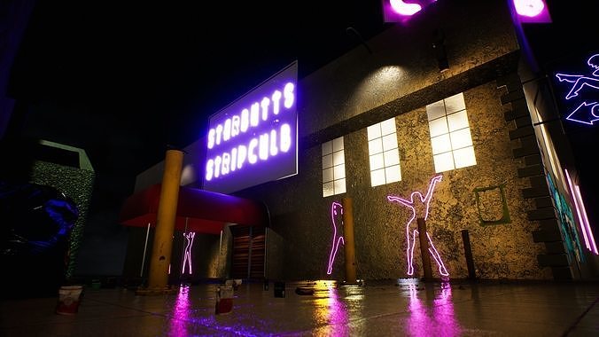 neon sign free 3D model | CGTrader