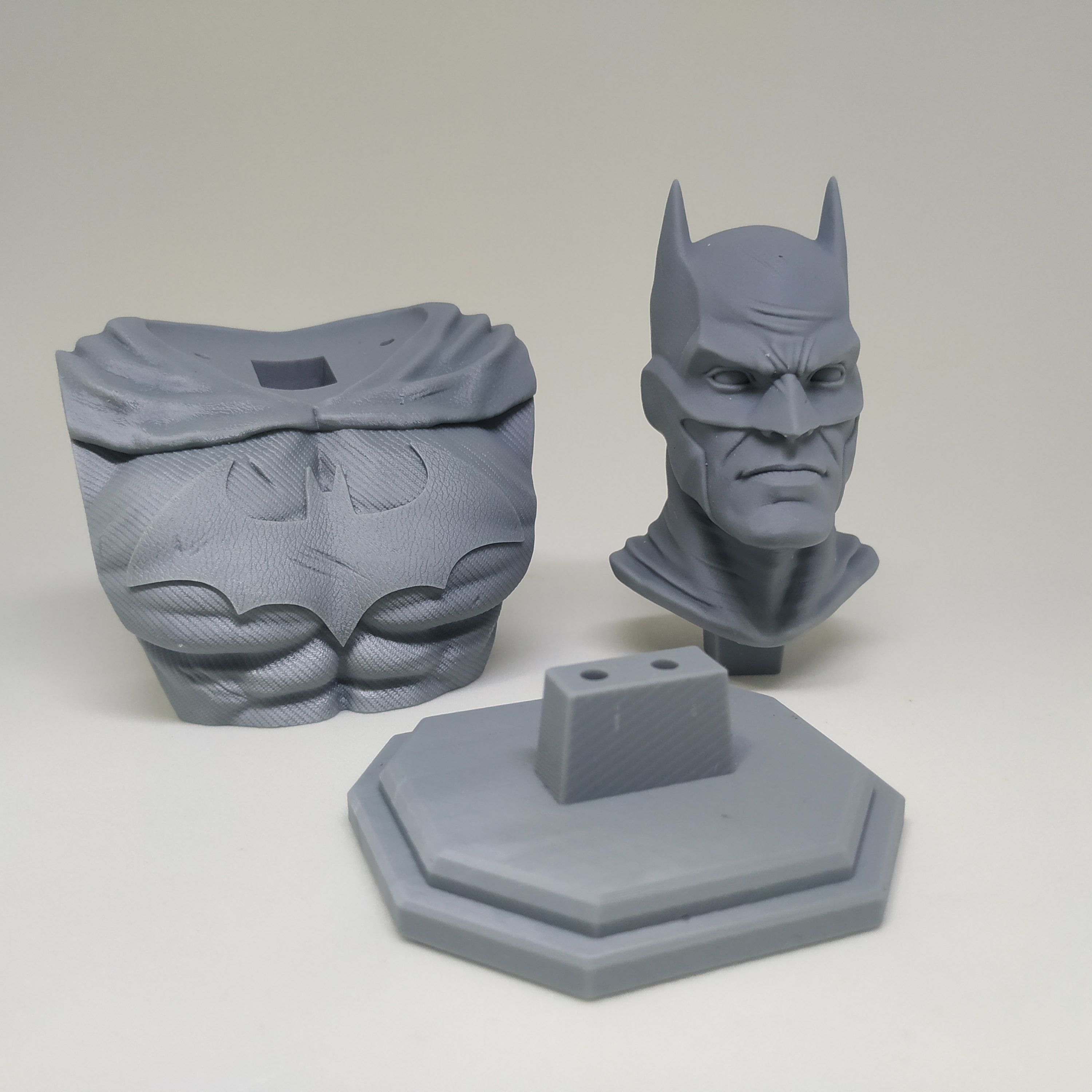 Batman Bust STL 3D Print Model 3D model 3D printable | CGTrader