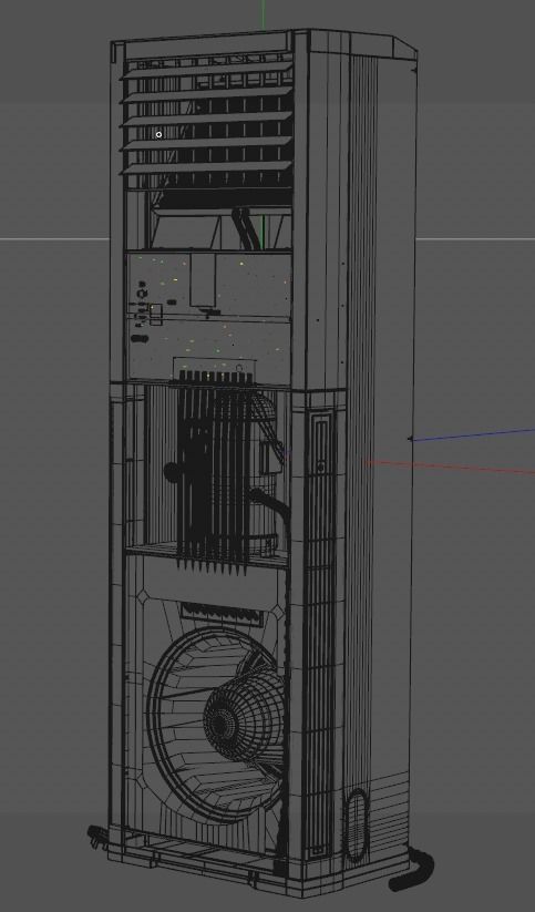 Midea air conditioner Household appliances 3D model | CGTrader