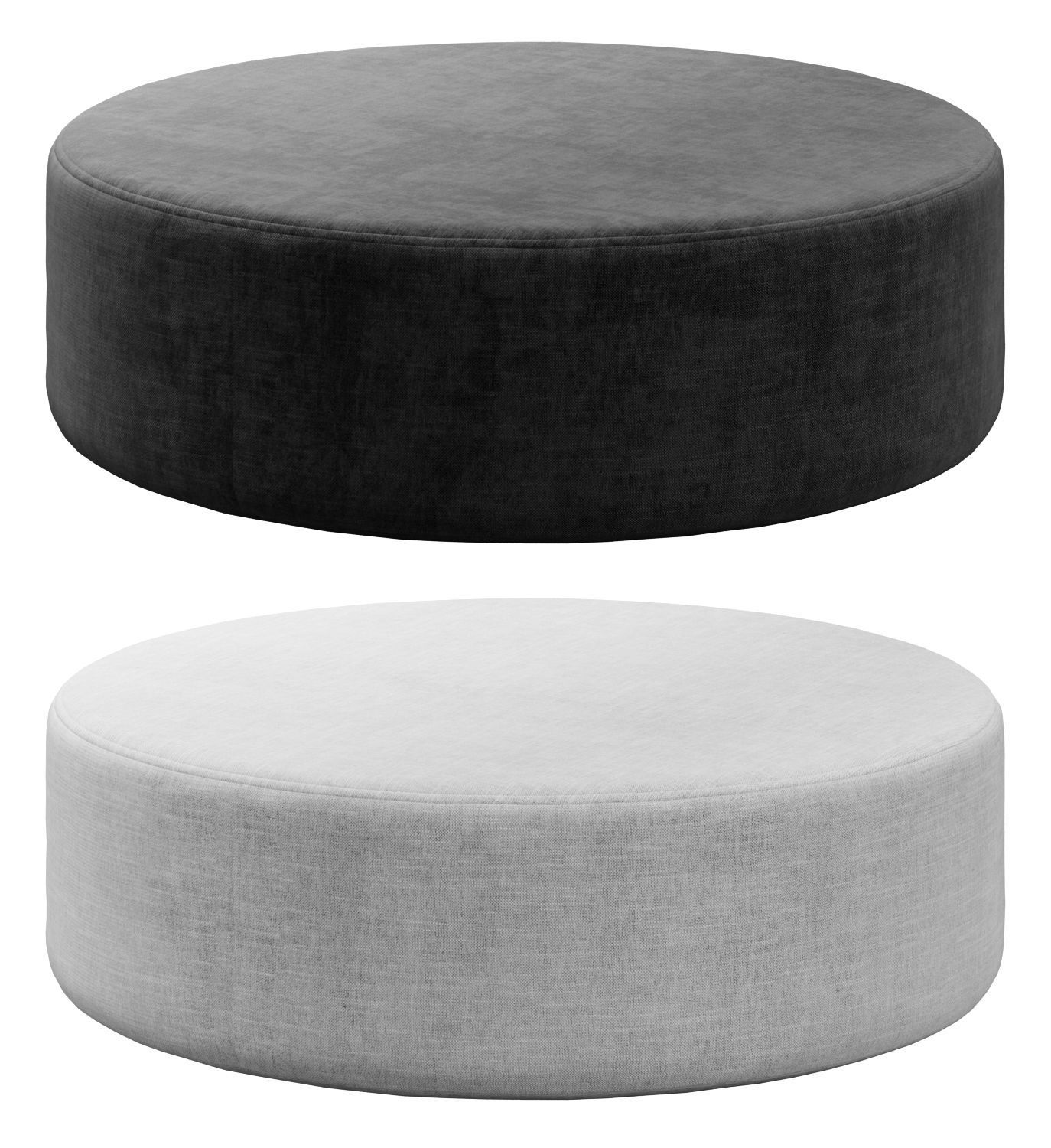 Spool Ottoman By Kardiel 3D model | CGTrader