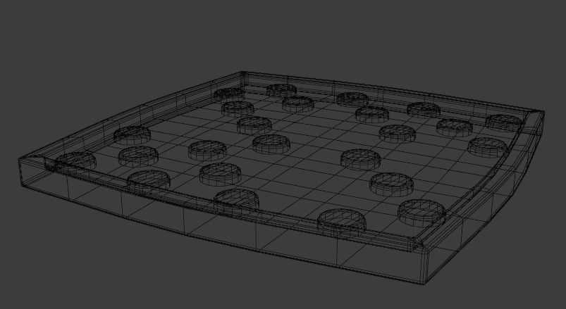 Stylized Daam Board free VR / AR / low-poly 3D model | CGTrader