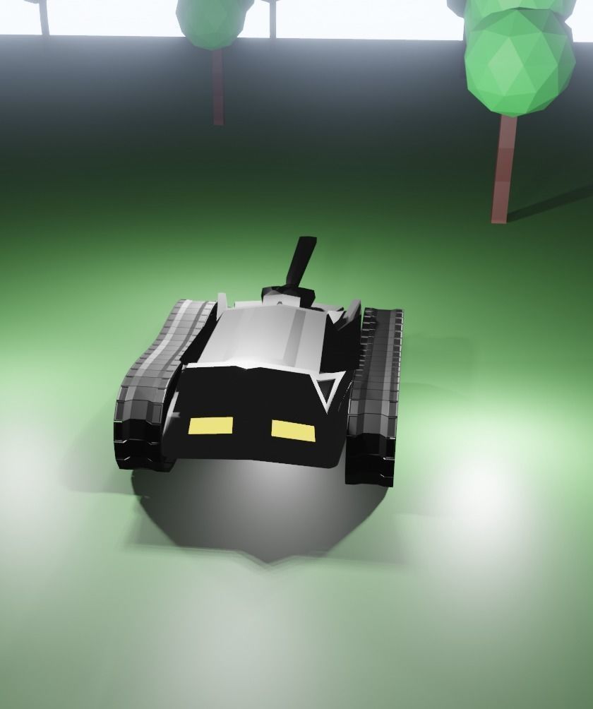 3D model Sci-Fi Tank VR / AR / low-poly | CGTrader