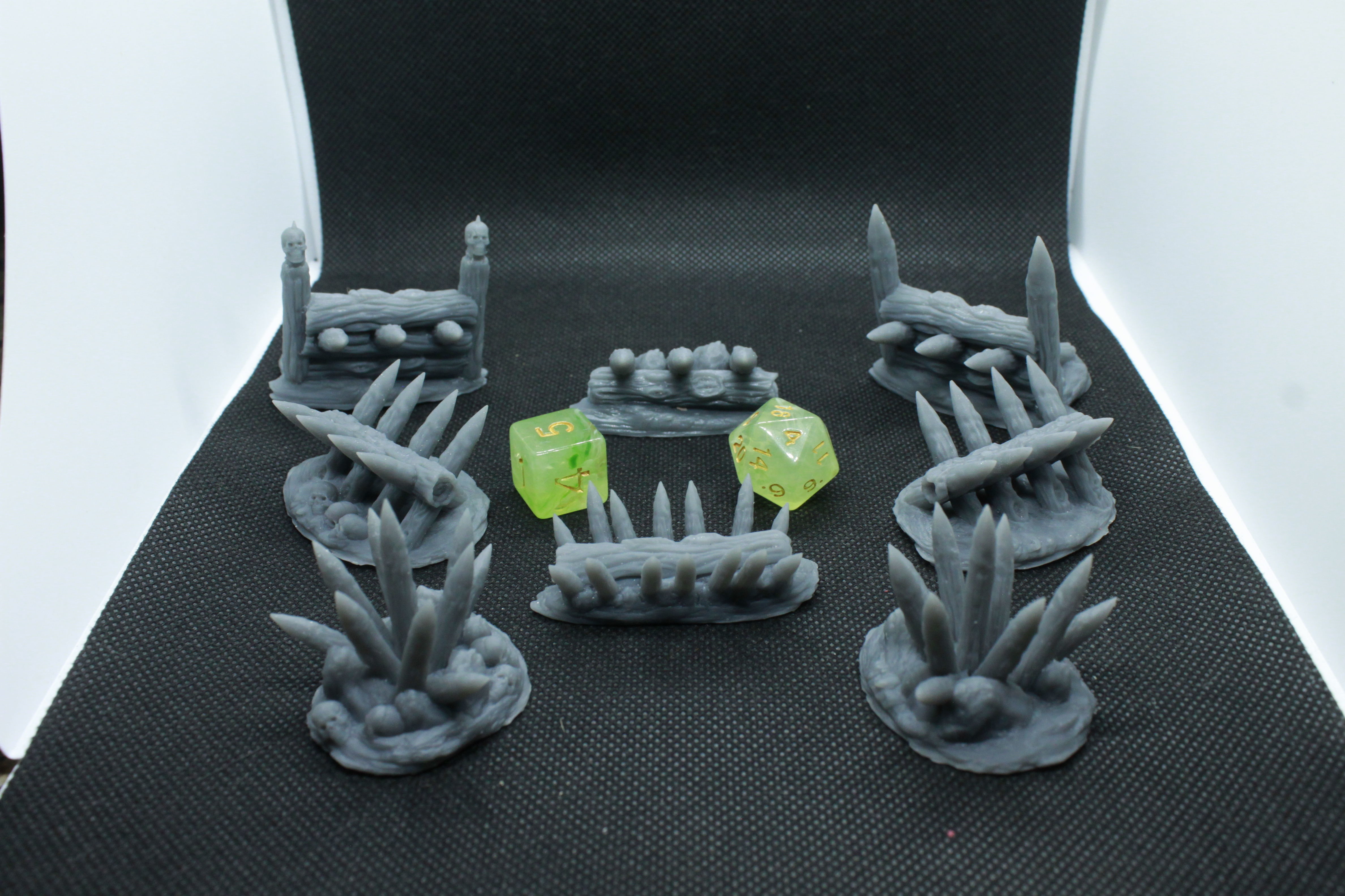 Wooden Stakes Structure Bundle Pre-Supported 3D model 3D printable ...