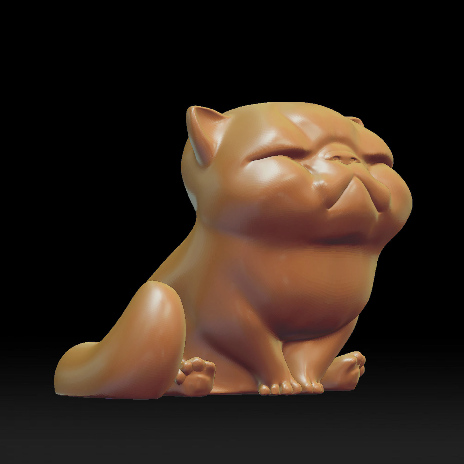 Cute Kitten STL 3D print model 3D model 3D printable | CGTrader