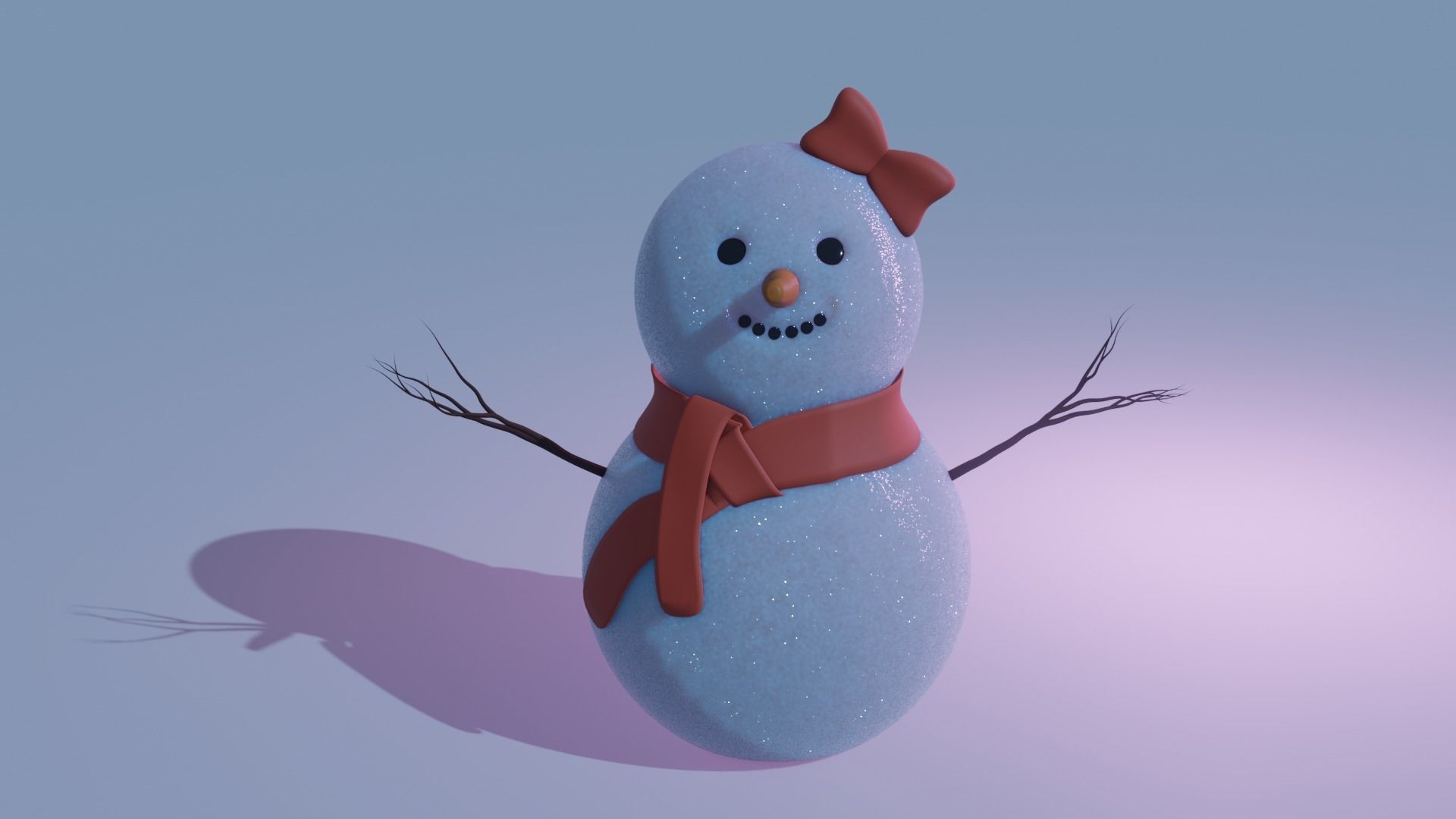 Snowman Free 3D model free 3D model | CGTrader