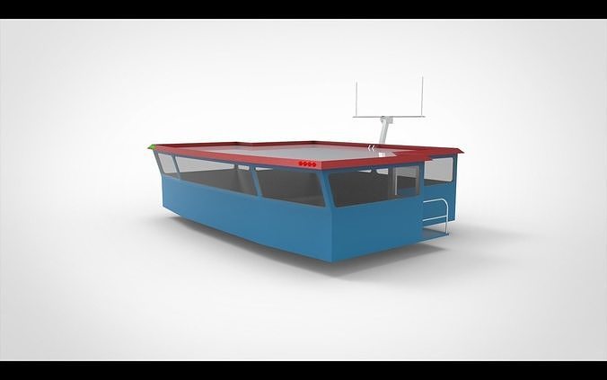 wheelhouse ship 3D model | CGTrader