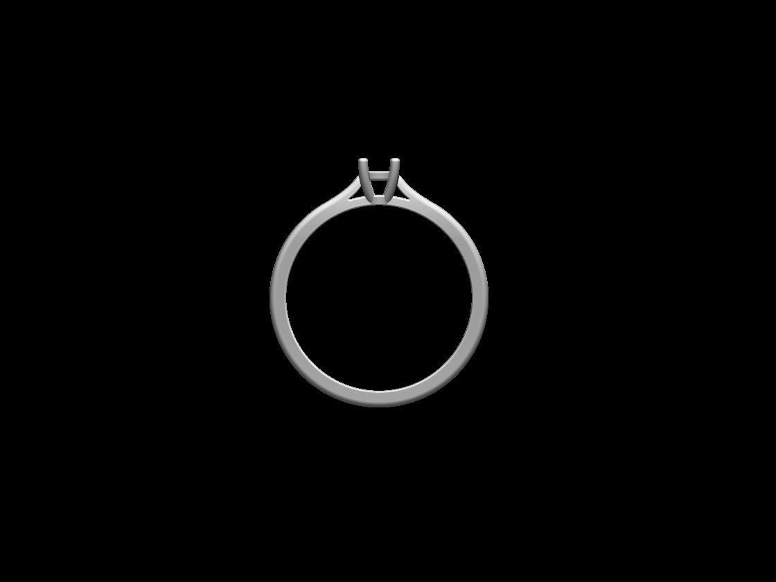 Engagement ring free 3D model 3D printable | CGTrader