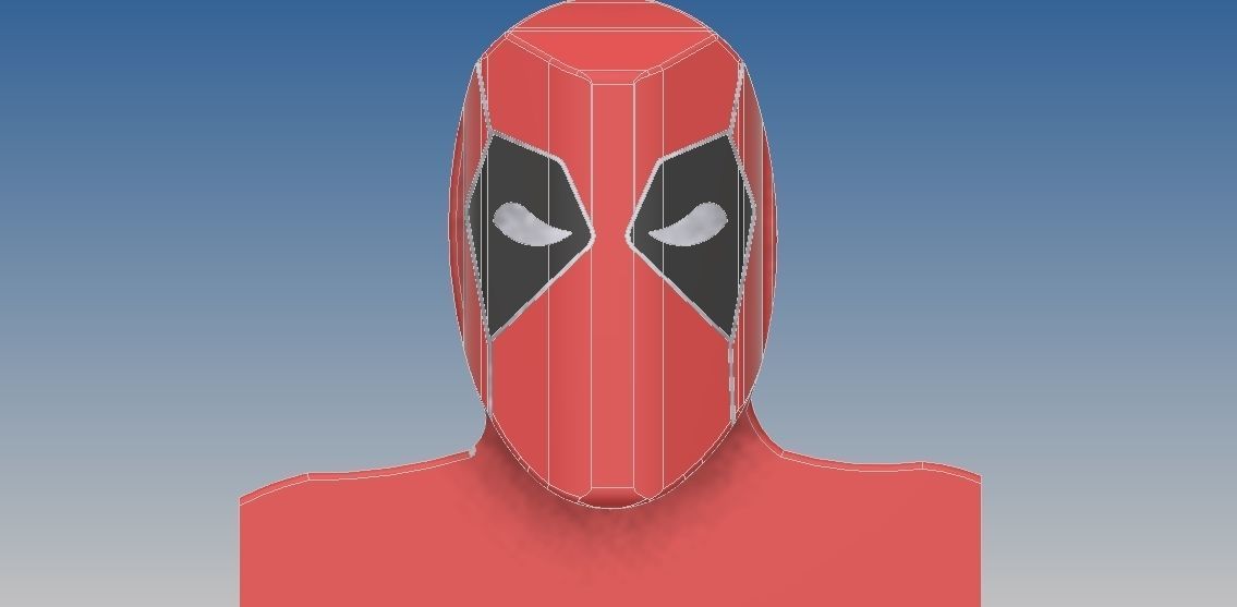 Deadpool 3D model 3D printable | CGTrader